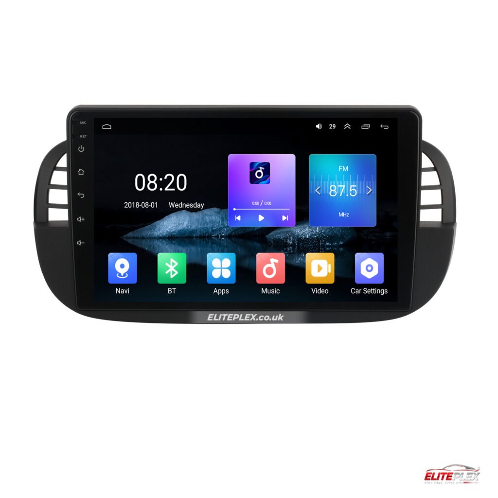 Fiat 500 2007-2015 | Android Car Stereo | Apple Carplay | Screen 9 ...